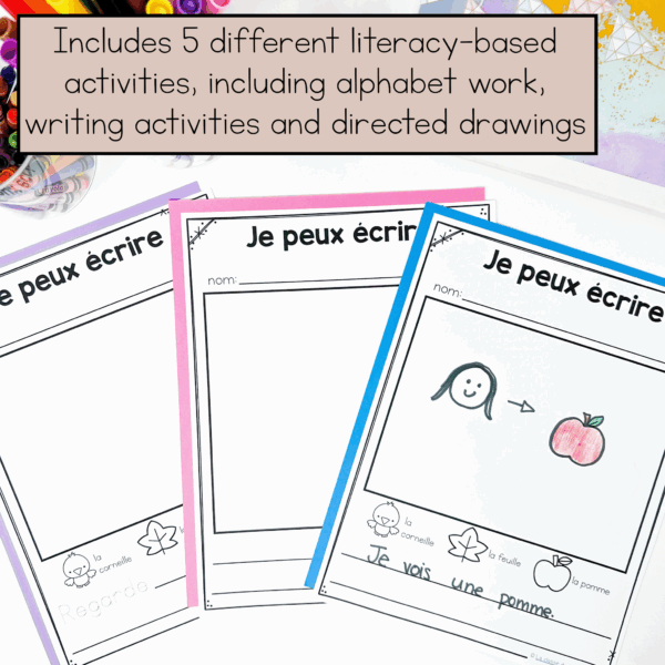 French Fall Activities for Kindergarten and Grade 1 - Les activités d ...