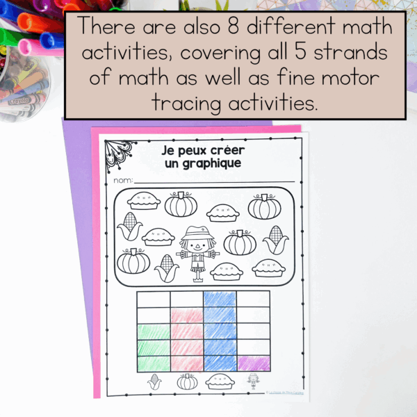 French Fall Activities for Kindergarten and Grade 1 - Les activités d ...