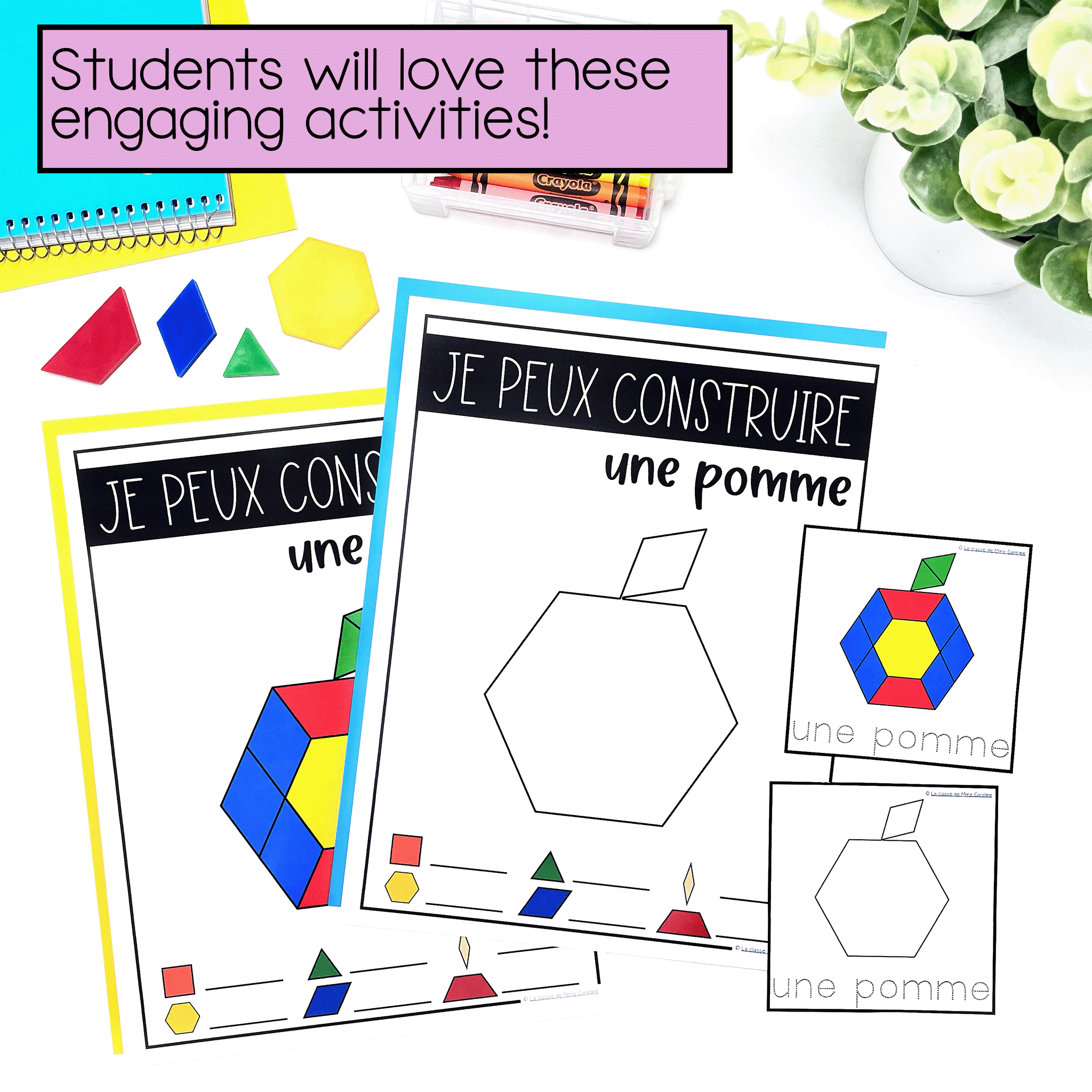 French Spring Task Card Bundle for Early Finishers or Morning Bins - j ...