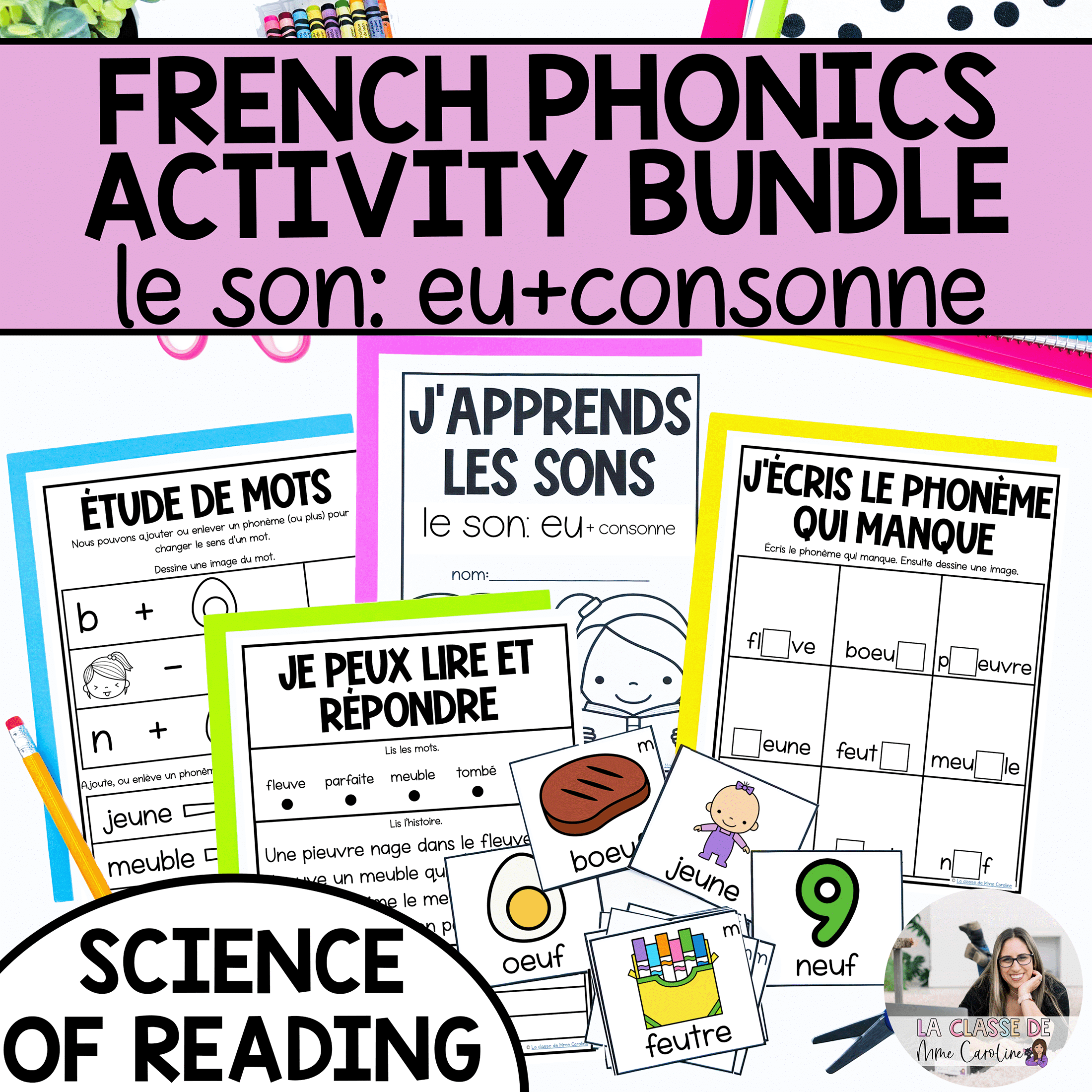 French Phonics Activities - Decoding, Phonological & Phonemic Awareness ...