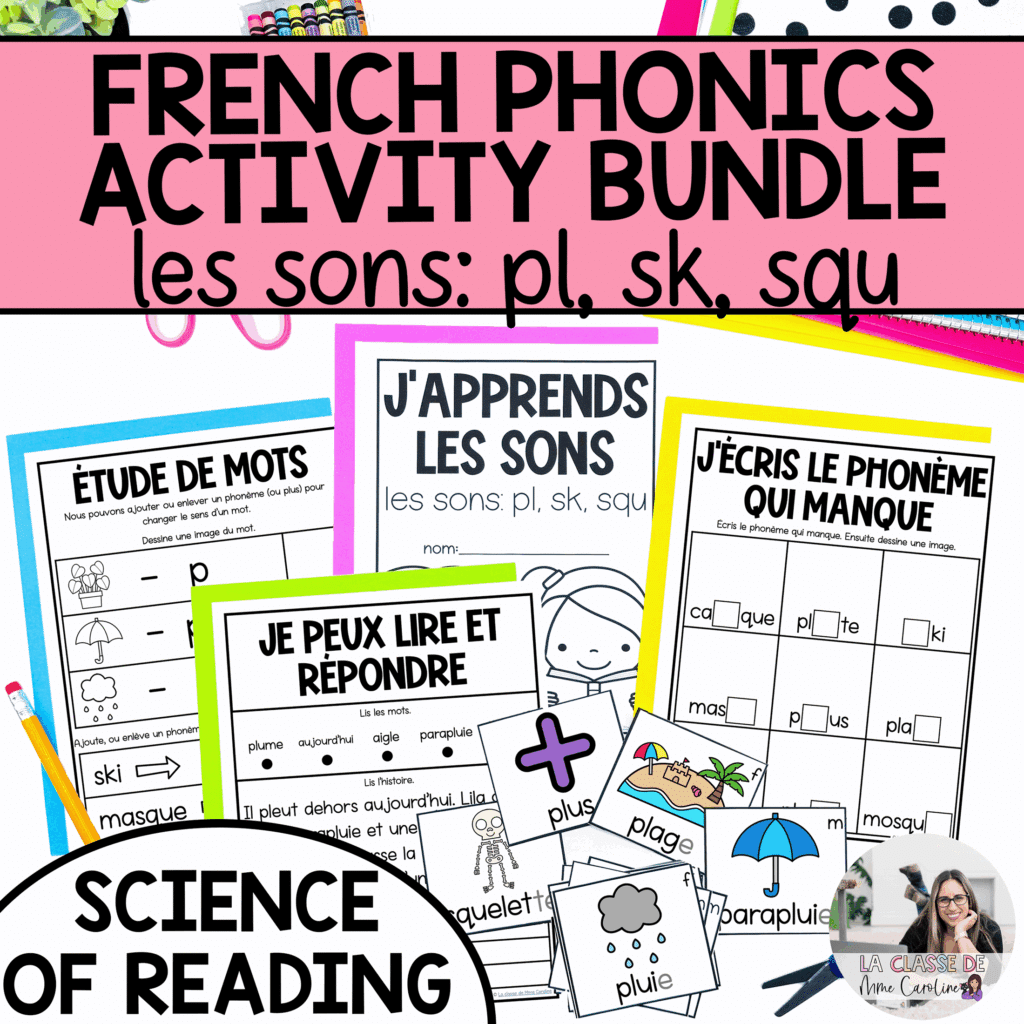 French Phonics Activities - Decoding, Phonological & Phonemic Awareness ...