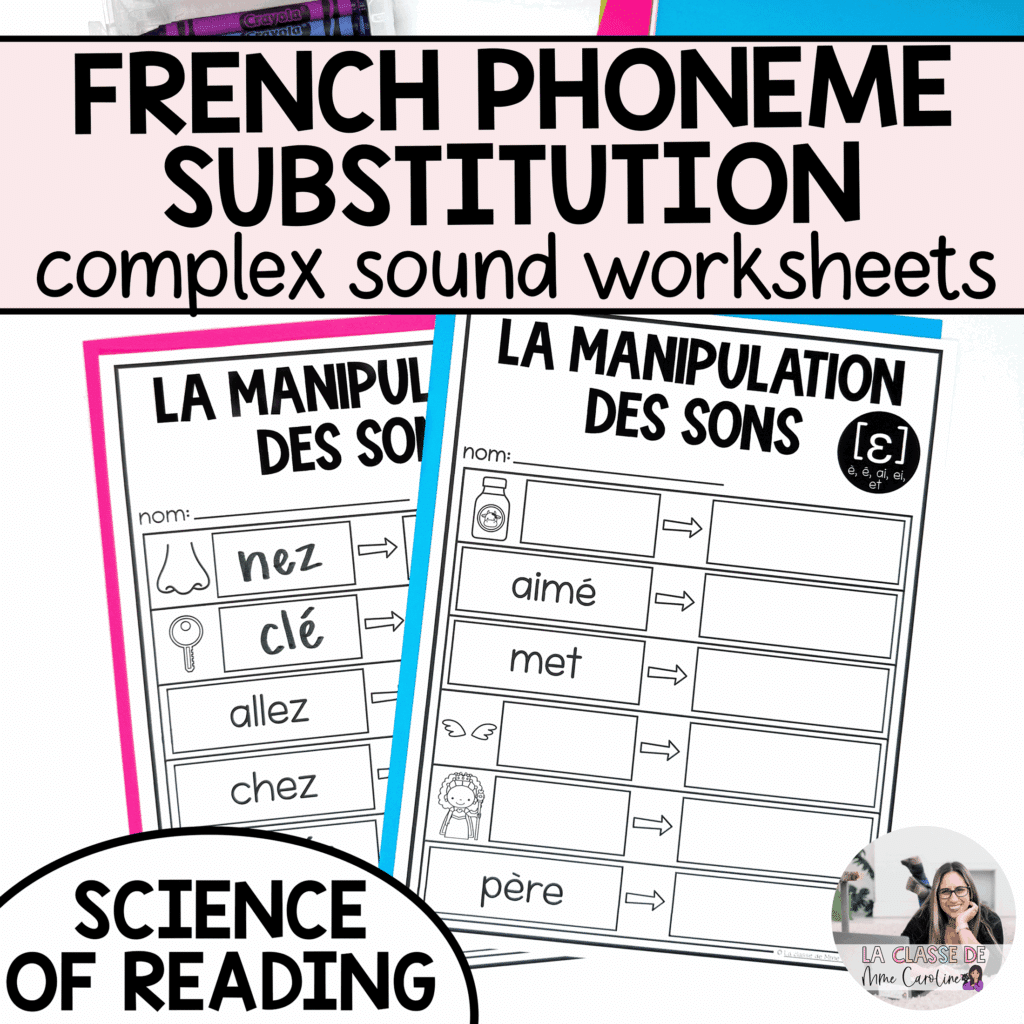French Phoneme Substitution for Complex Sounds | Les Sons Complexes ...